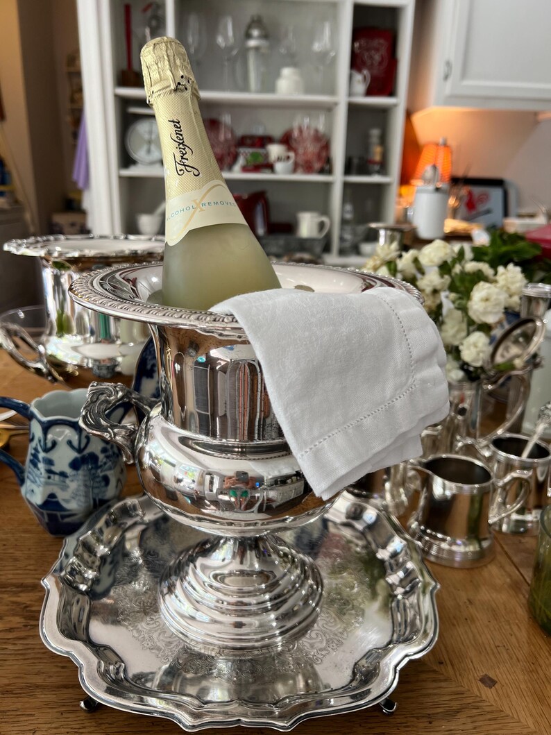 Silverplate Vintage Sheridan Champagne Bucket - Etsy