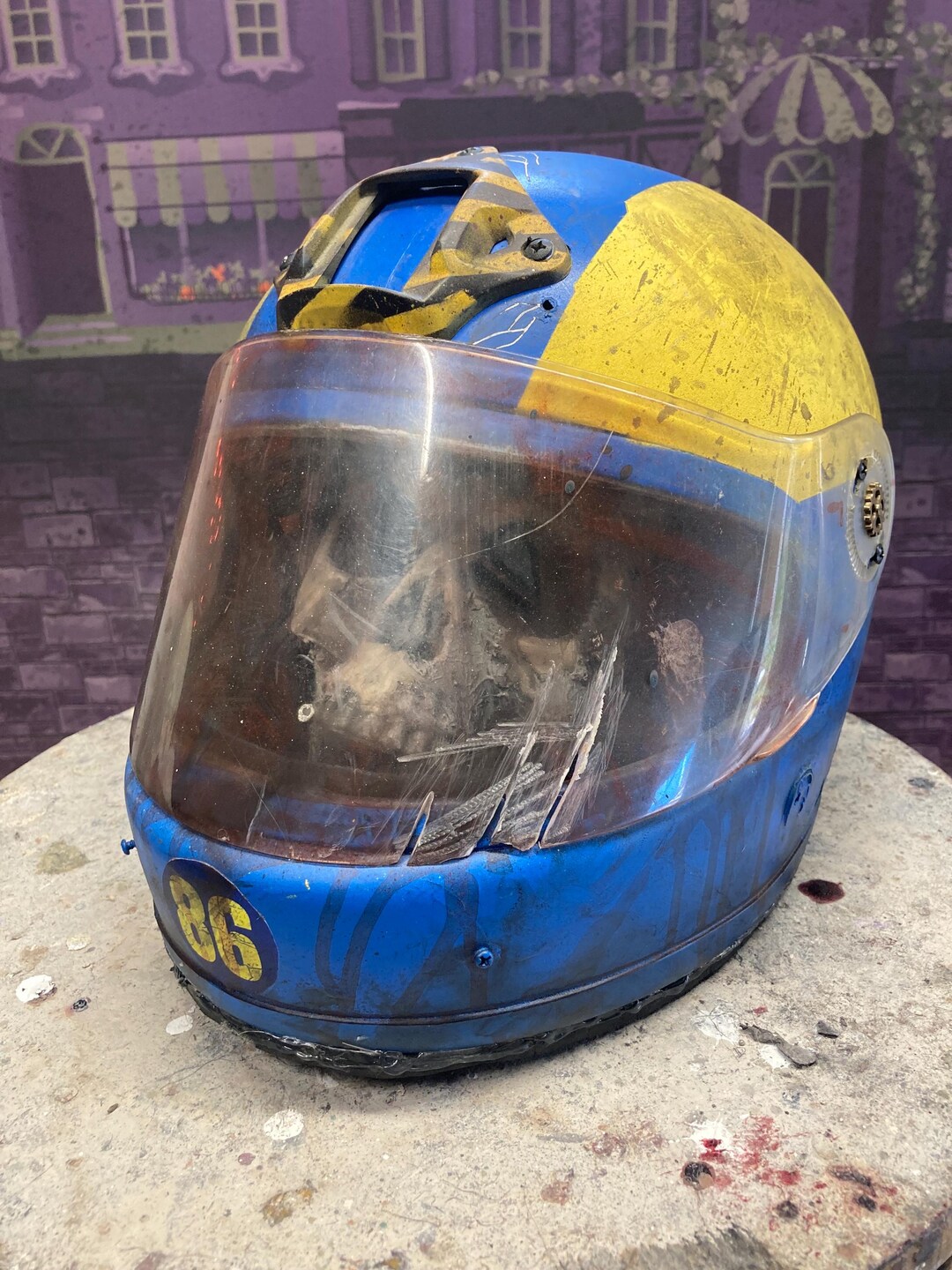 Fallout Decapitated Vault Dweller Wastelander Head Prop in Helmet - Etsy