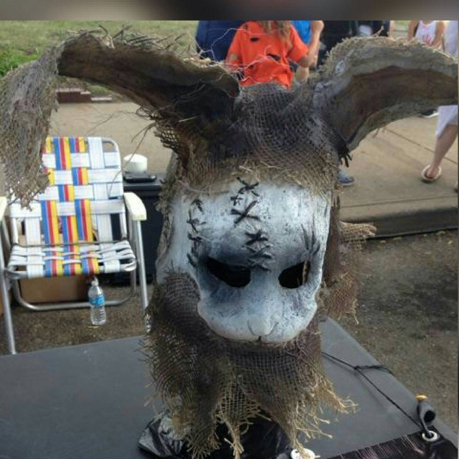 Burlap Bunny Mask | Etsy