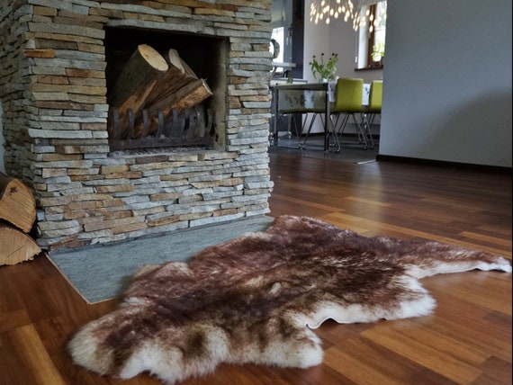 Original Brown Mouflon Genuine Natural Sheepskin Genuine - Etsy