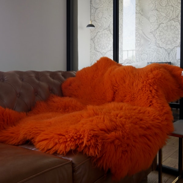 Orange Rug - Etsy