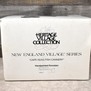 Department 56 Cape Keag Fish Cannery New England Village Series Lighted ...