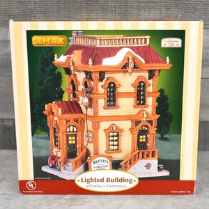 Lemax Whatleys School Lighted Christmas Village House - Etsy