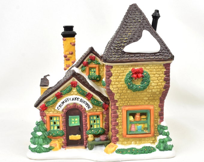 Santas Workbench Crumbs Cake Shop Lighted Christmas Village House - Etsy