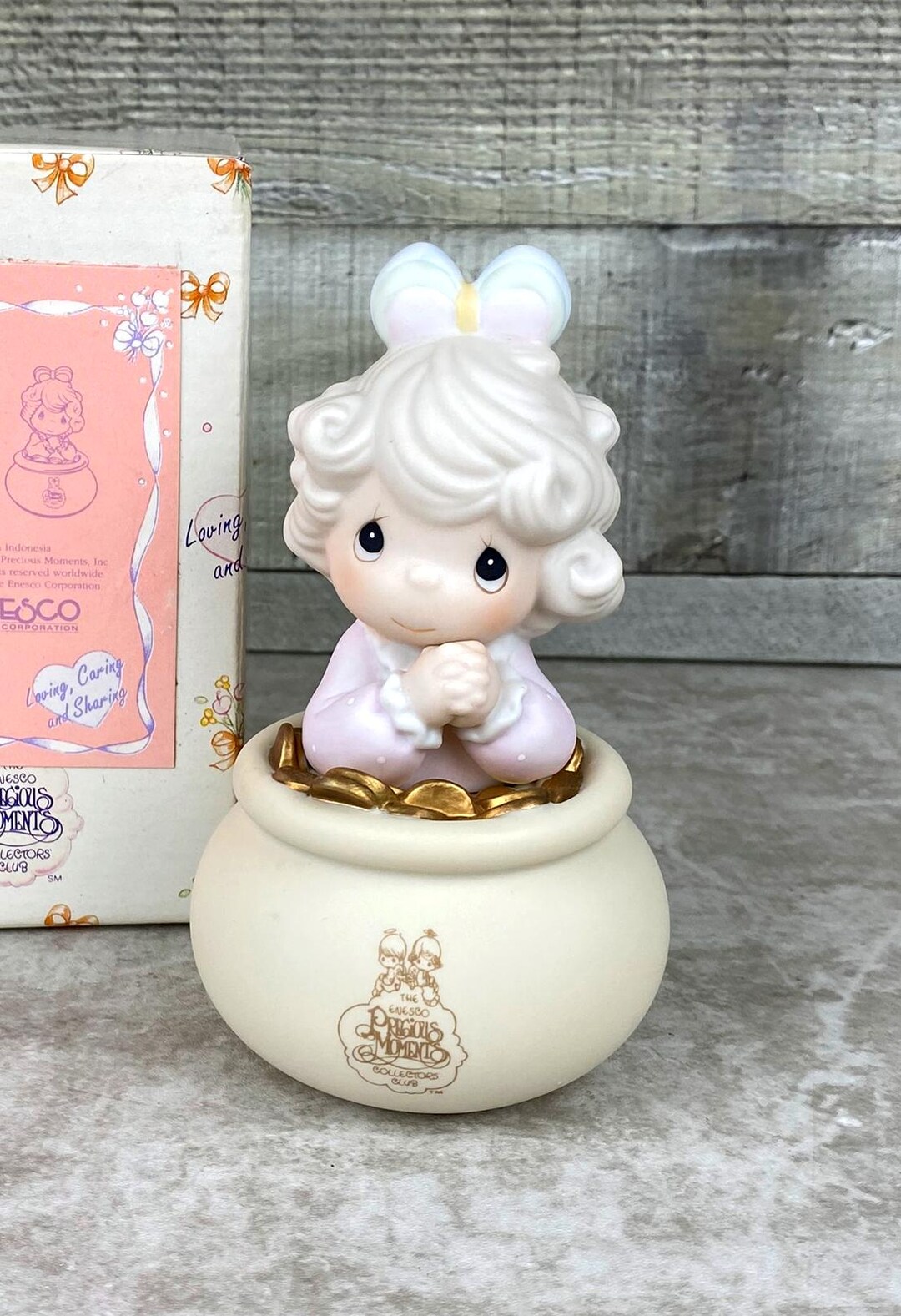 1993 Precious Moments You're the End of My Rainbow Figurine C0014 - Etsy
