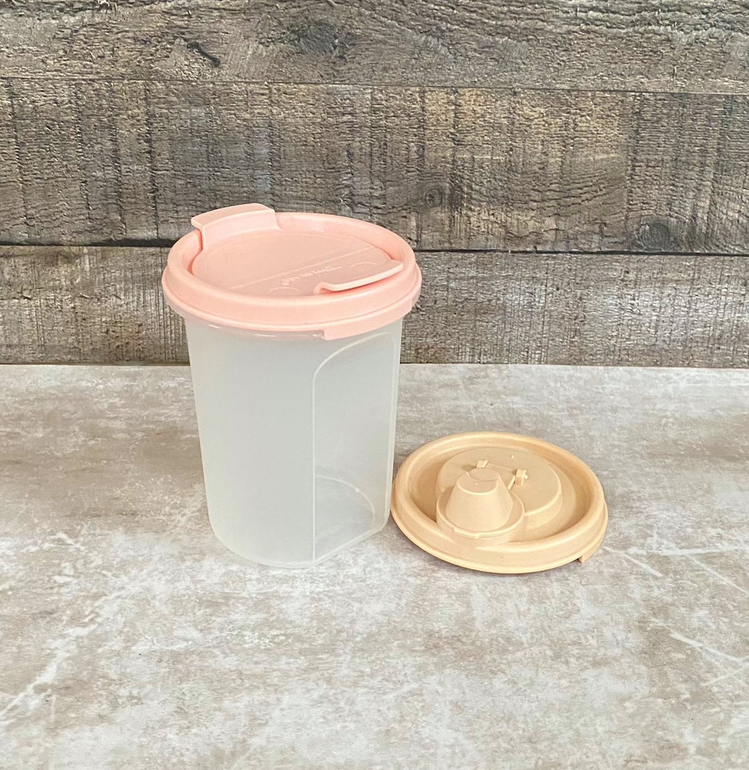 Tupperware Modular Mates Round With Pink Shake & Pour and Beige Pour ...