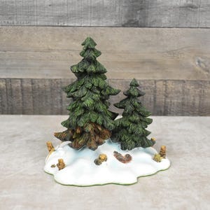 Department 56 Double Pine Trees Christmas Village Landscape Accessory ...