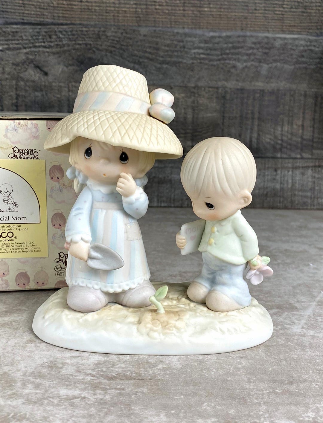 1986 Precious Moments I Picked A Special Mom Limited Edition Figurine ...