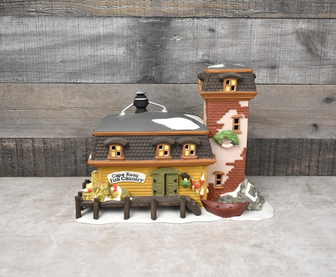 Department 56 Cape Keag Fish Cannery New England Village Series Lighted ...