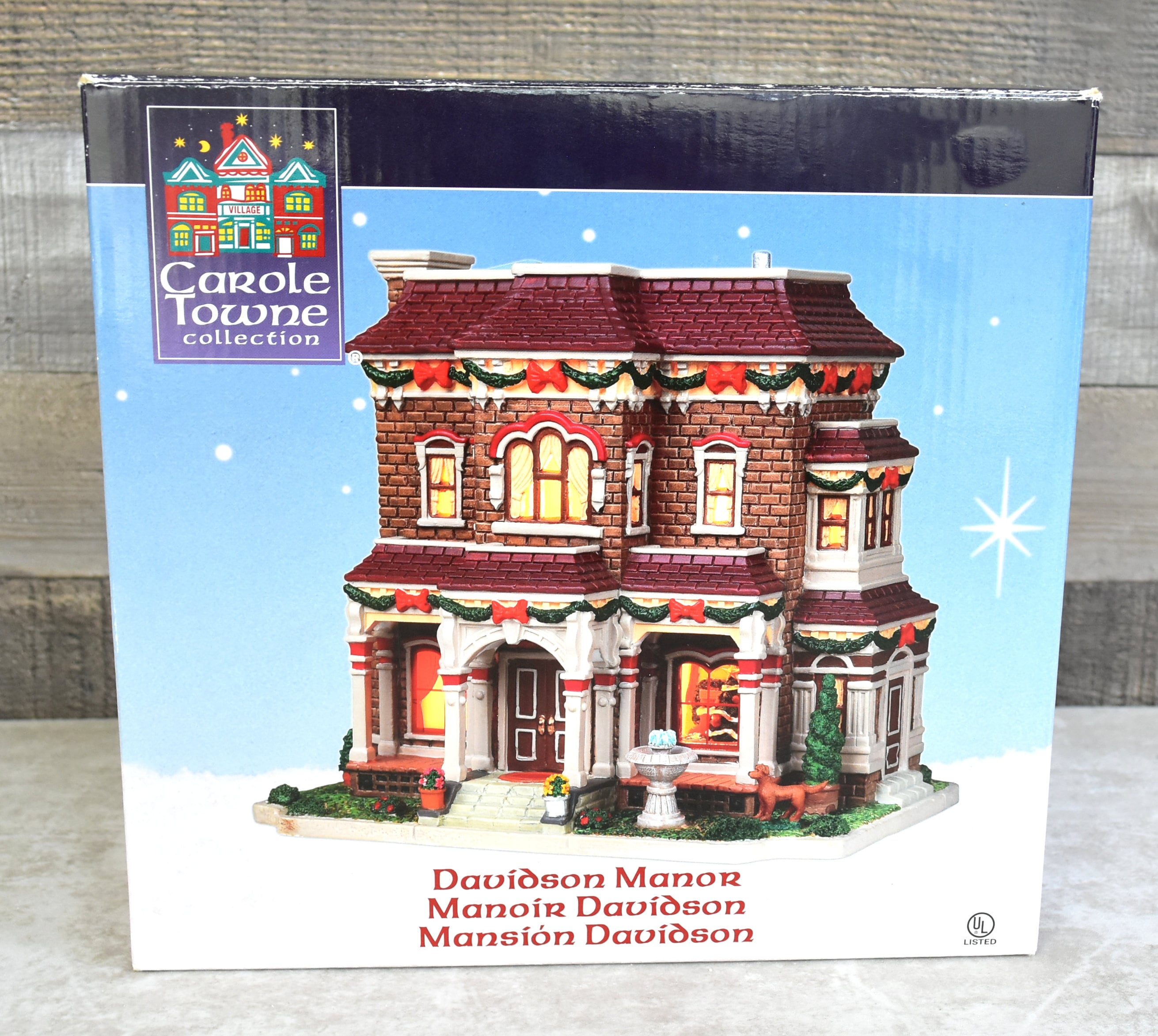 Lemax Carole Towne Davidson Manor Lighted Christmas Village House - Etsy