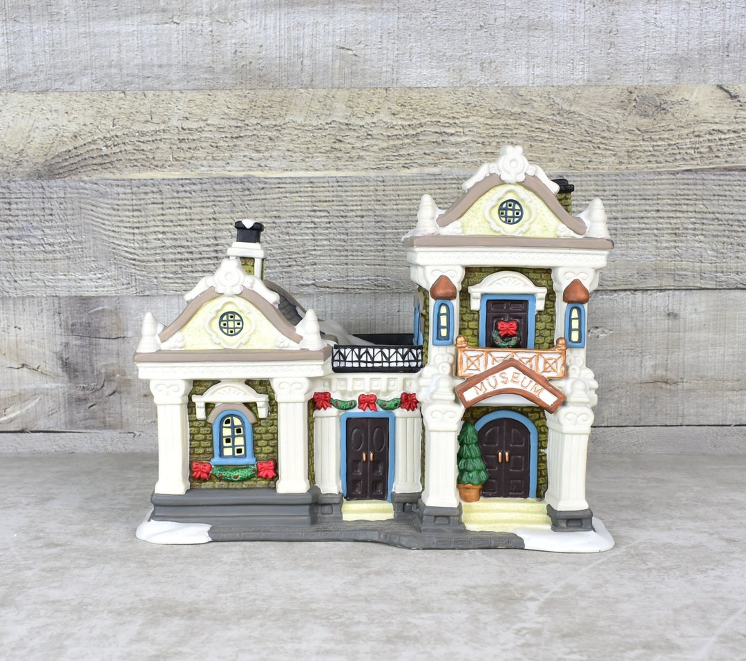 Lemax Carole Towne Museum Lighted Christmas Village House - Etsy