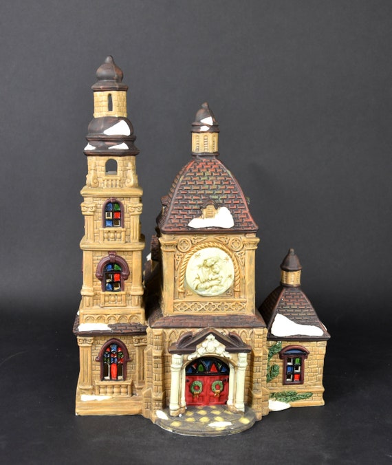 Santas Workbench St Marys Cathedral Church Lighted Christmas - Etsy