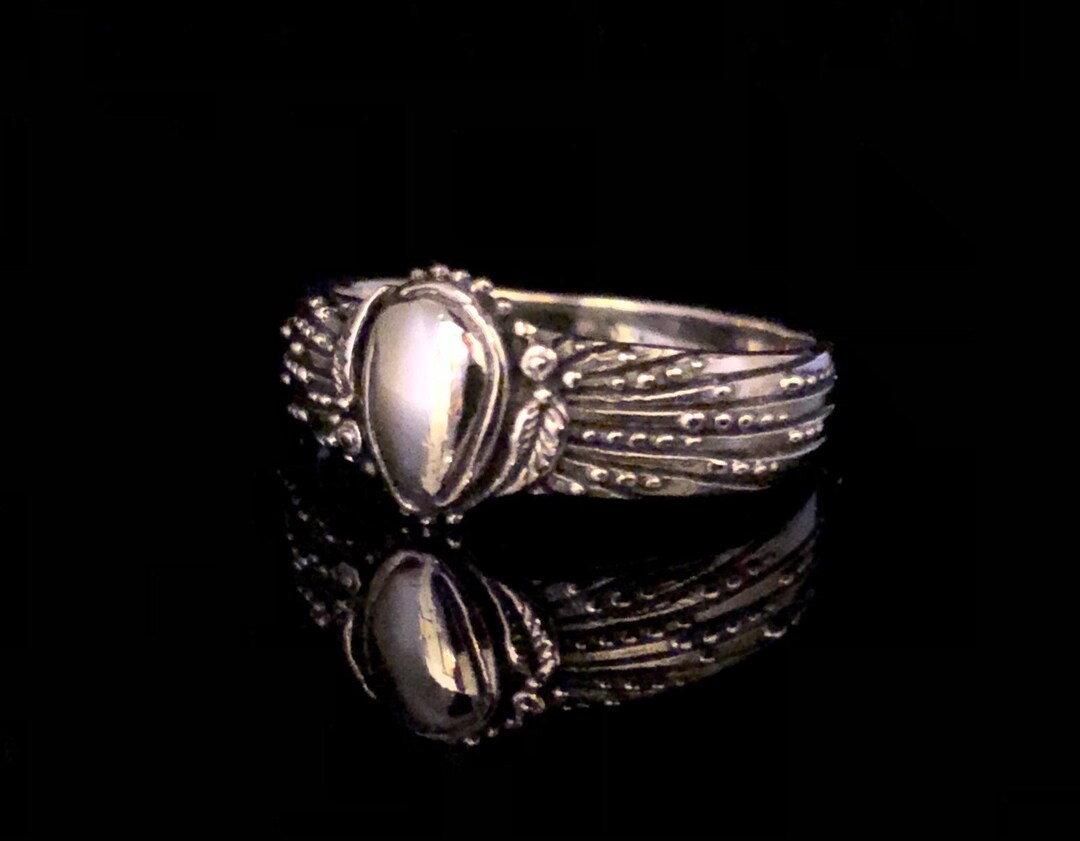 Bali Design Ring // 925 Sterling Silver // Oxidized Bali Ring - Etsy