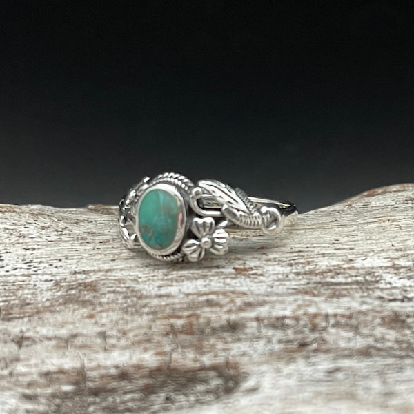 Green Turquoise Ring - Etsy