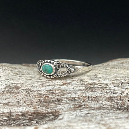 Vintage Sterling Silver Turquoise Dragonfly Ring Size 8 - Etsy