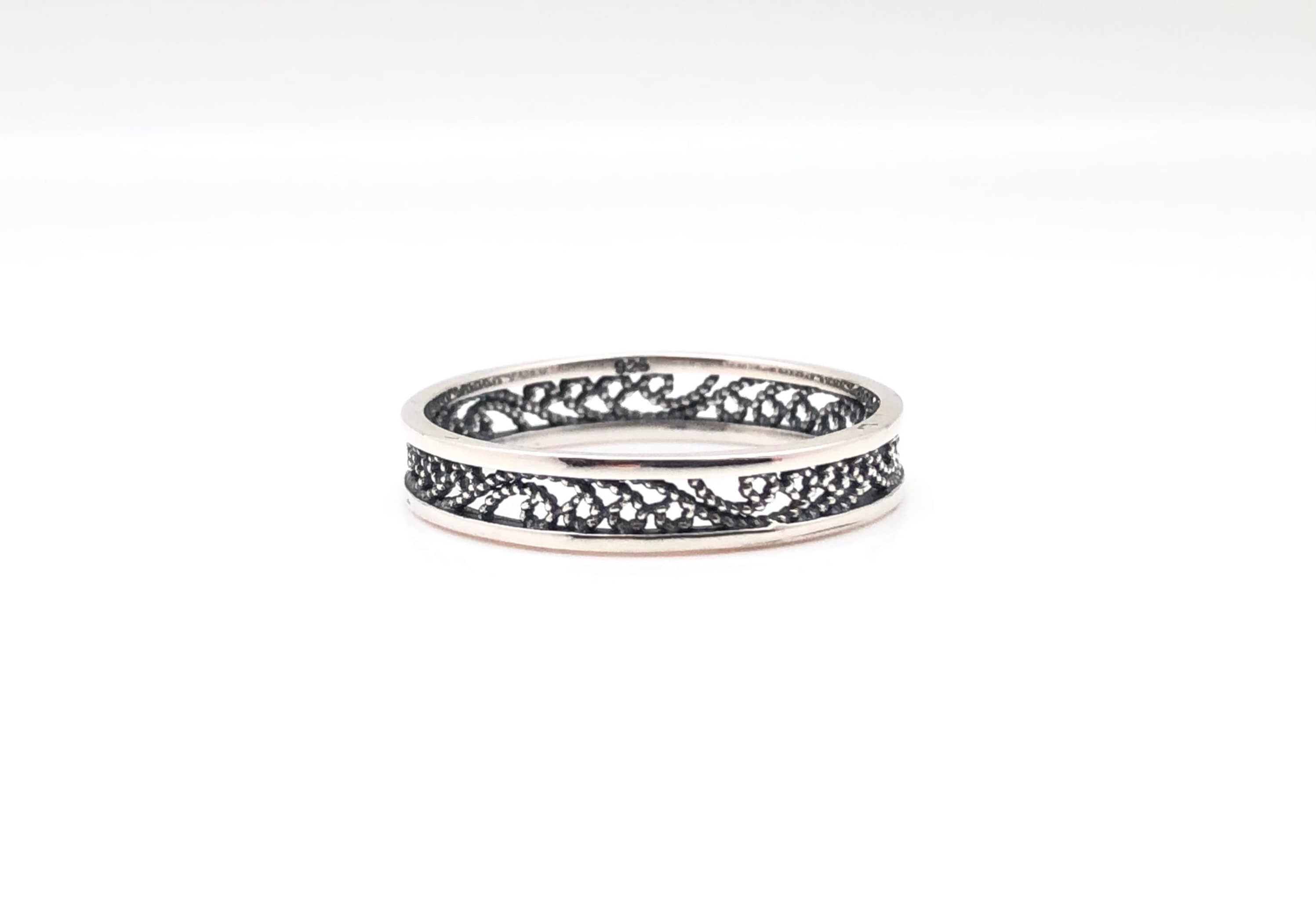 Thin Filigree Ring // 925 Sterling Silver // Filigree Bali - Etsy