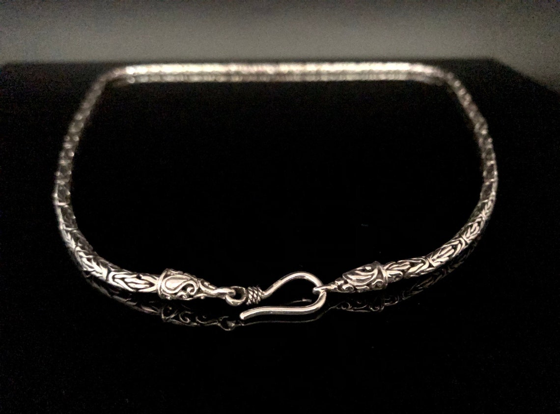 Bali Byzantine Chain // 3mm Medium Weight Bali Chain // 925 - Etsy