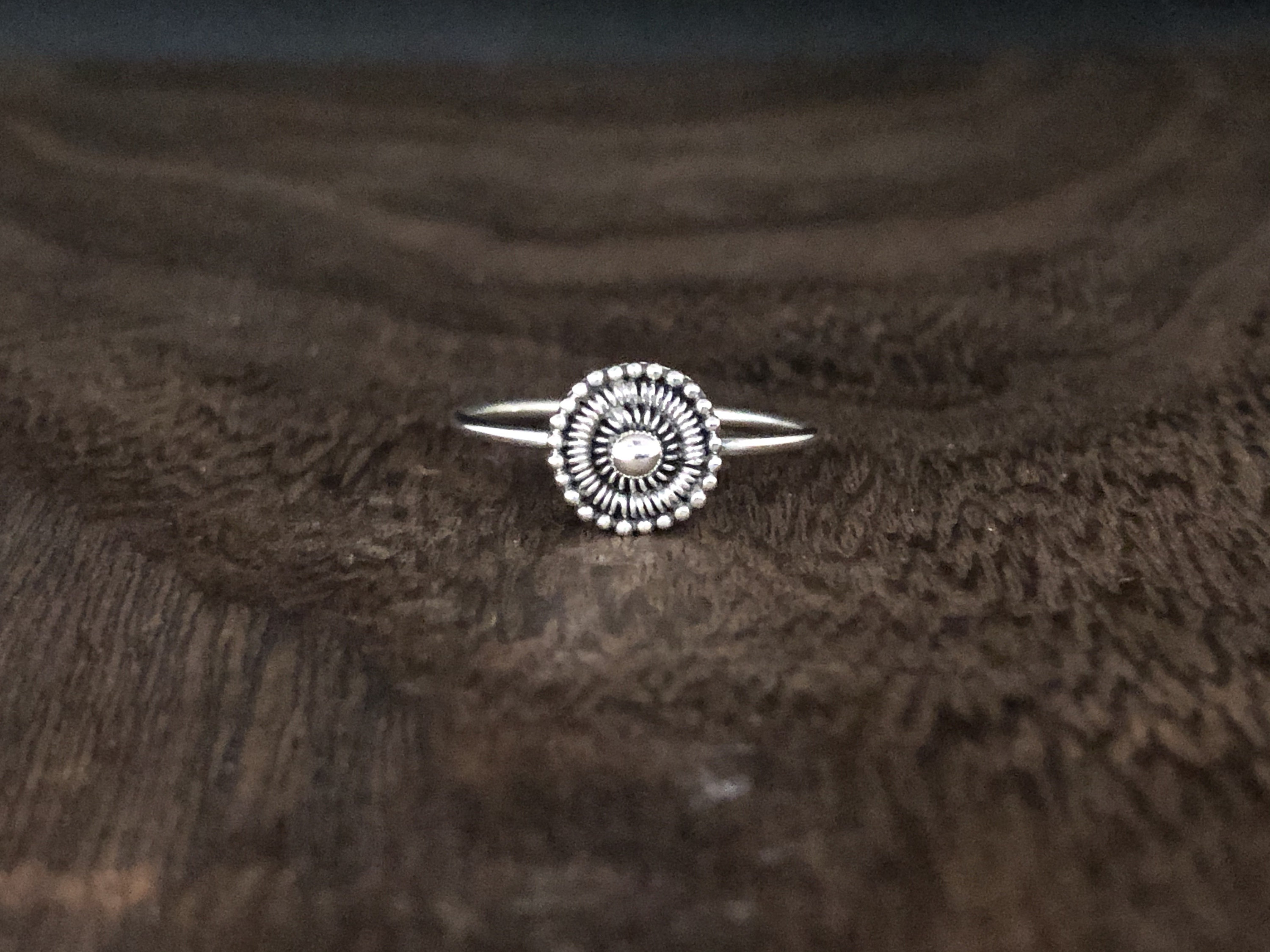 Bali Sun Ring // 925 Sterling Silver // Oxidized Silver Bali - Etsy