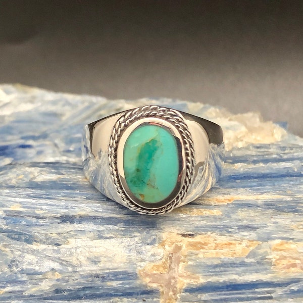 Mens Turquoise Ring - Etsy
