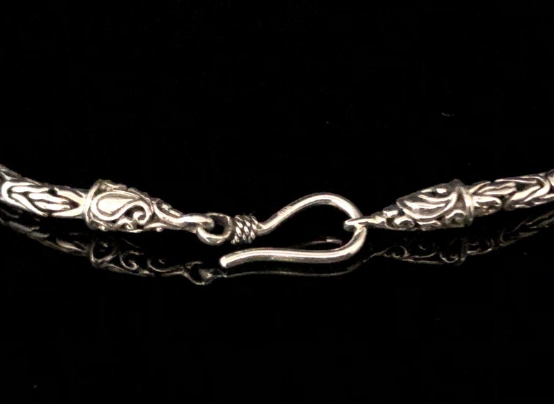 Bali Byzantine Chain // 3mm Medium Weight Bali Chain // 925 - Etsy