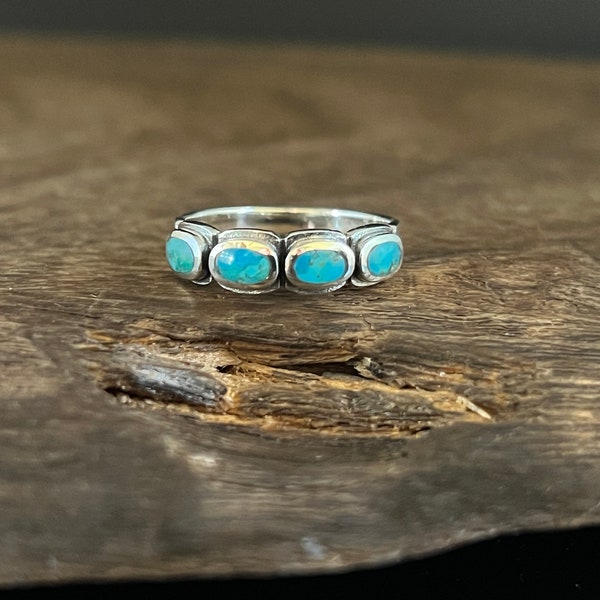 Turquoise Stone Ring - Etsy