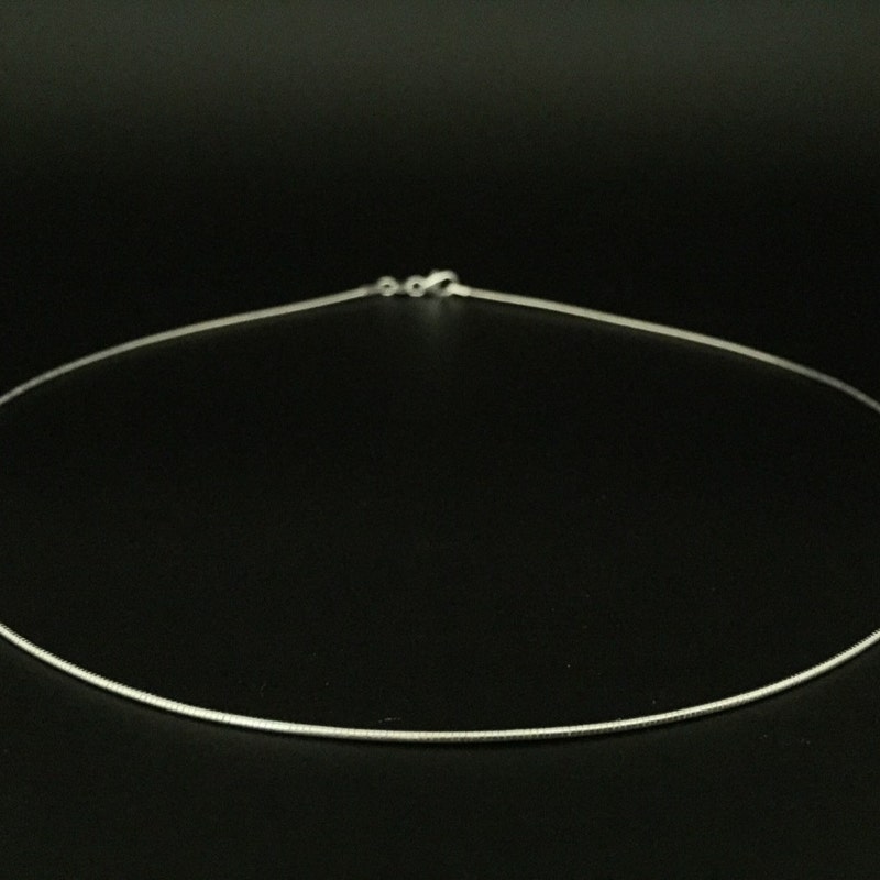 Silver Choker 12 Inch - Etsy