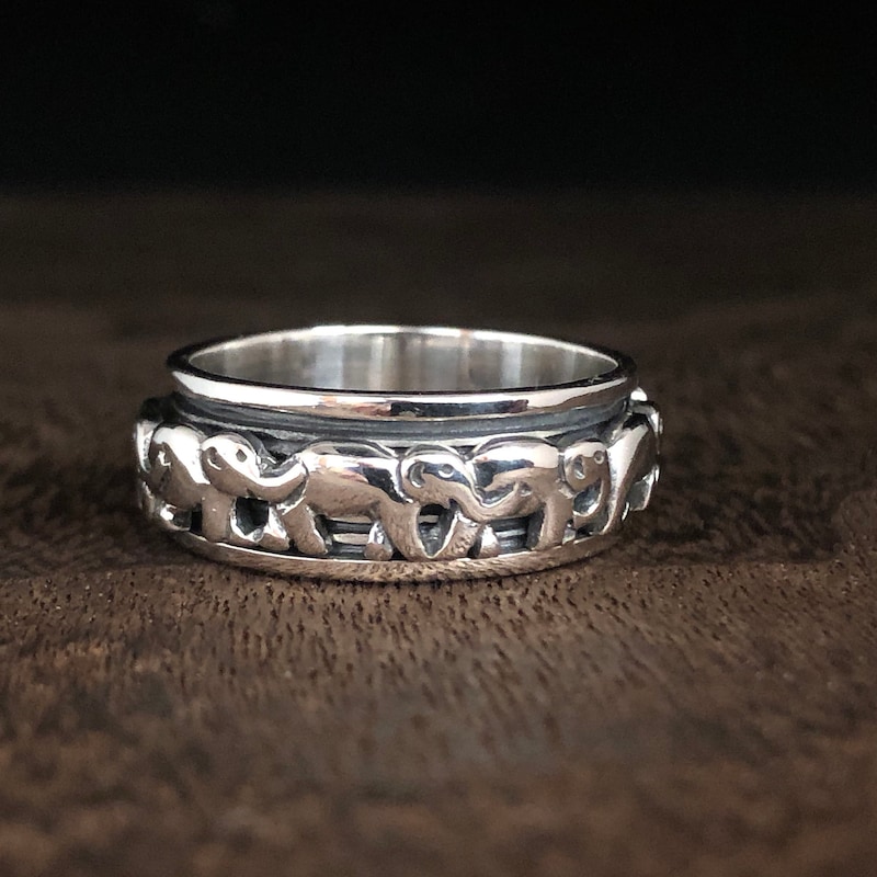 Silver Spinning Ring - Etsy