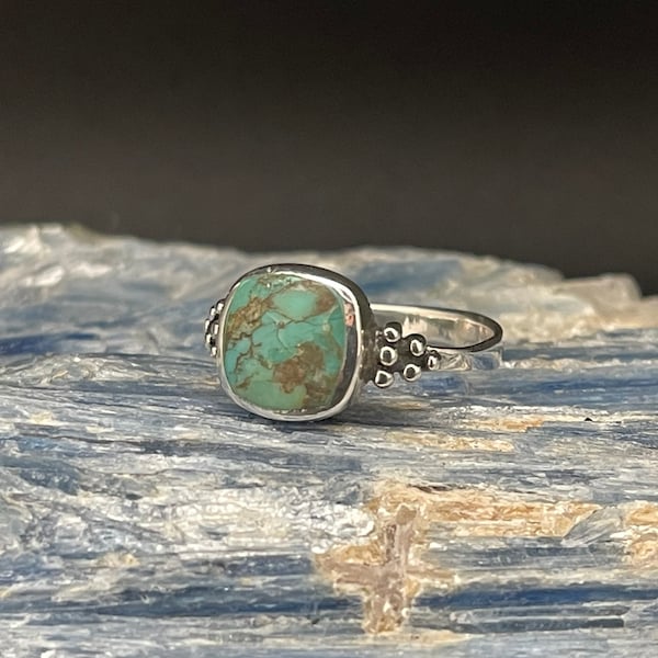 Turquoise Silver Ring - Etsy