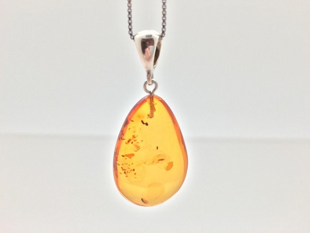 Genuine Baltic Amber Pendant //handmade // 925 Silver // Sourced From ...