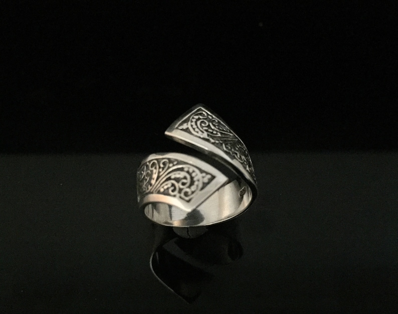 Bali Pattern Wrap Around Ring // 925 Sterling Silver // - Etsy