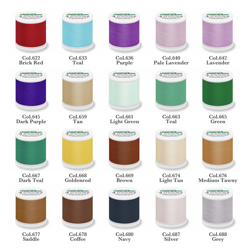 Madeira Cotona No.30 200m Thread. Choice of 60 Vibrant Plain Colours - Etsy