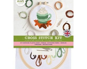 Make Your Own DIY Daffodil Transparent Cross Stitch Hoop Kit Simply ...