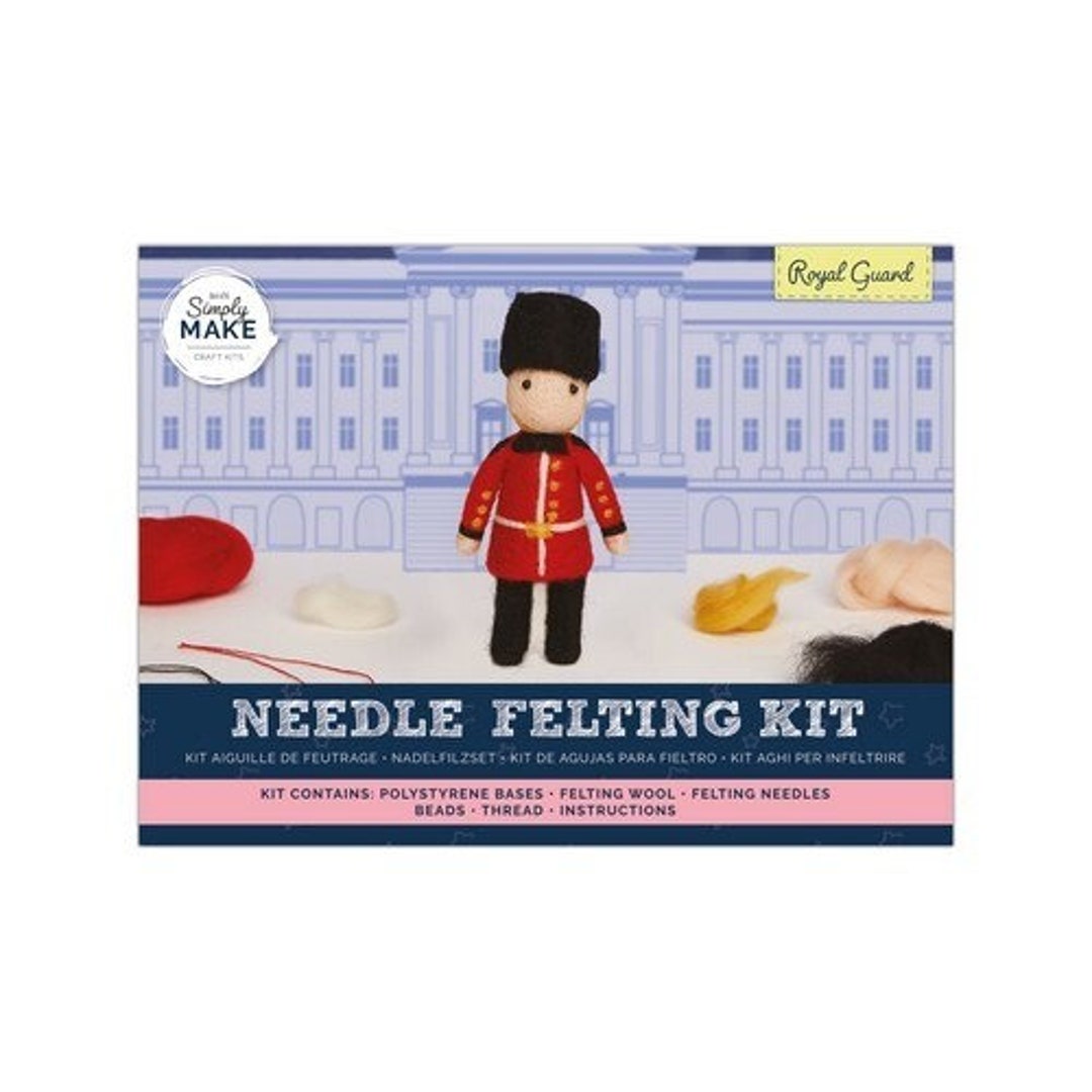 Make Your Own DIY Royal Guard Needle Felting Kit Simply Make by ...