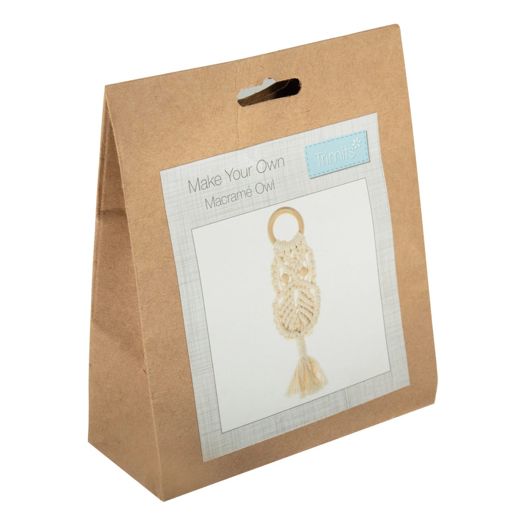 Make Your Own DIY Macramé Owl Kit by Trimits - Etsy
