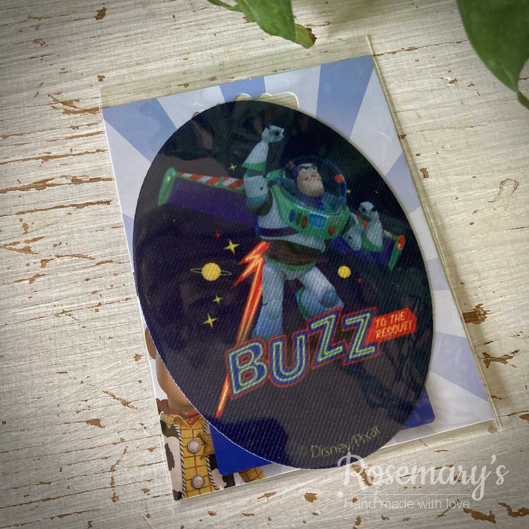 Disney Printed Iron-on Buzz Lightyear Motif 110mm X 80mm - Etsy