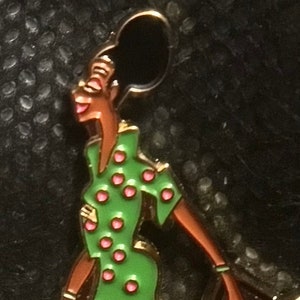 1908 Pink/green Sorority Diva Lapel Pin - Etsy