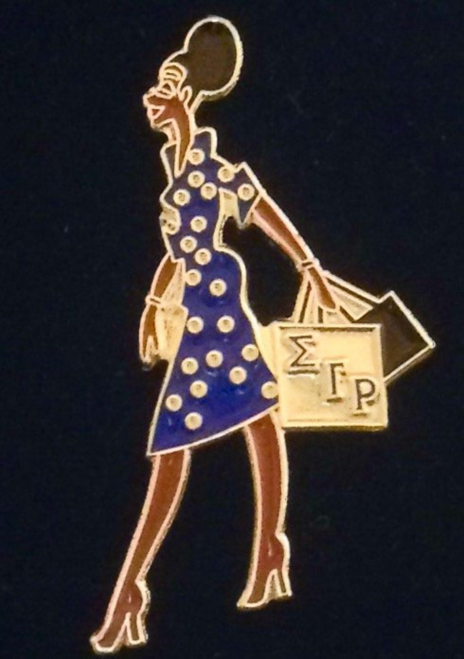 Sigma Gamma Rho Lady Diva Lapel Pin - Etsy