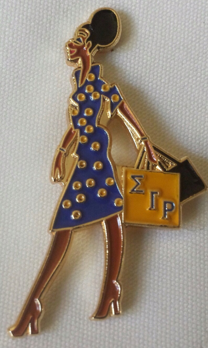 Sigma Gamma Rho Lady Diva Lapel Pin - Etsy
