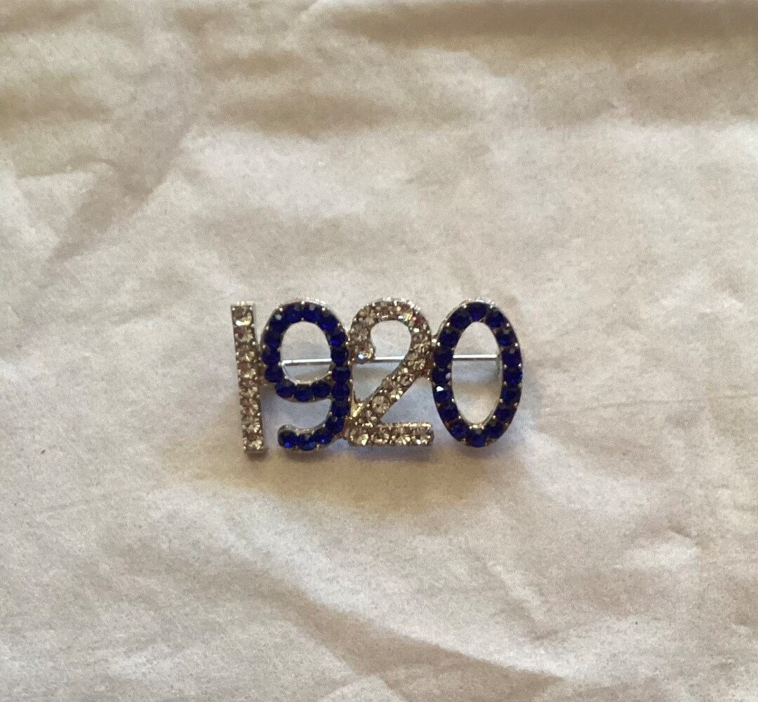 Zeta 1920 Bling Lapel Pin - Etsy