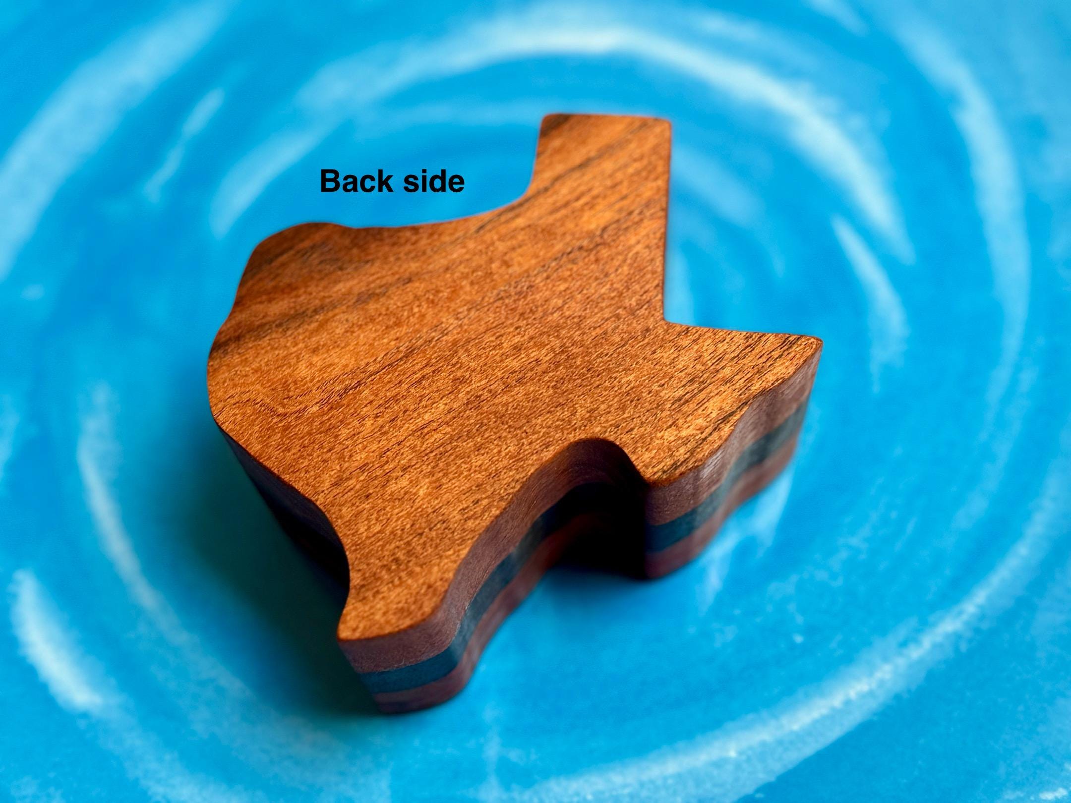 Texas Shaped Wooden Keepsake Box - Etsy