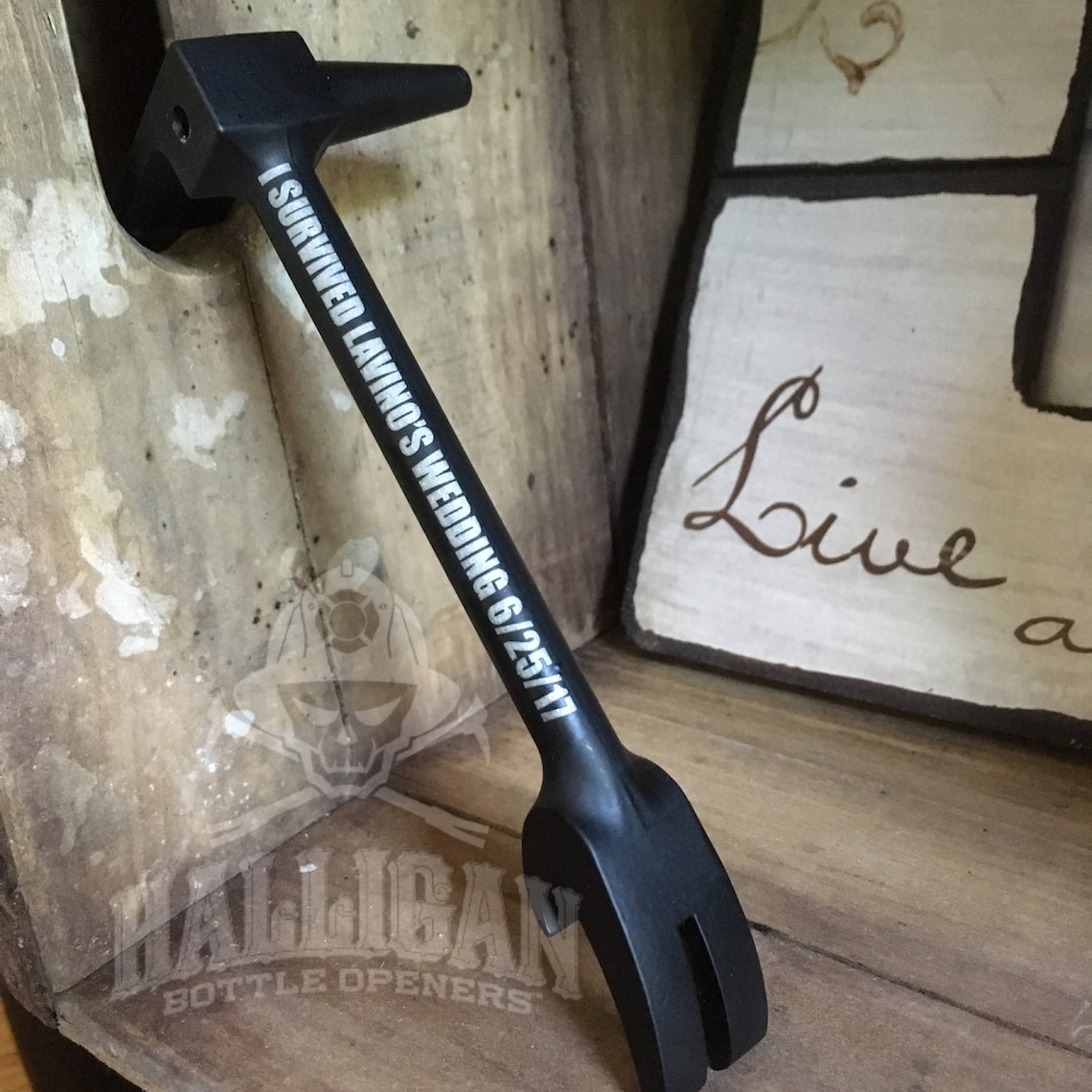 Tactical Black Halligan Bottle Opener - Etsy