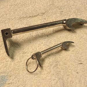 Nickel Plated Key Chain Halligan Bottle Opener - Etsy