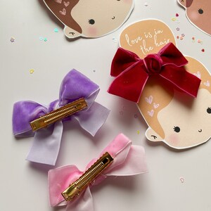 Birthday Party Favor, Love is in the Hair, Valentine's Day Card, Kid's ...