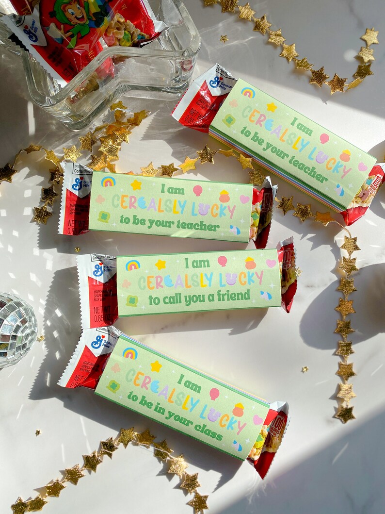 St. Patrick's Day Printable, DIY Birthday Party Favor, School Party ...