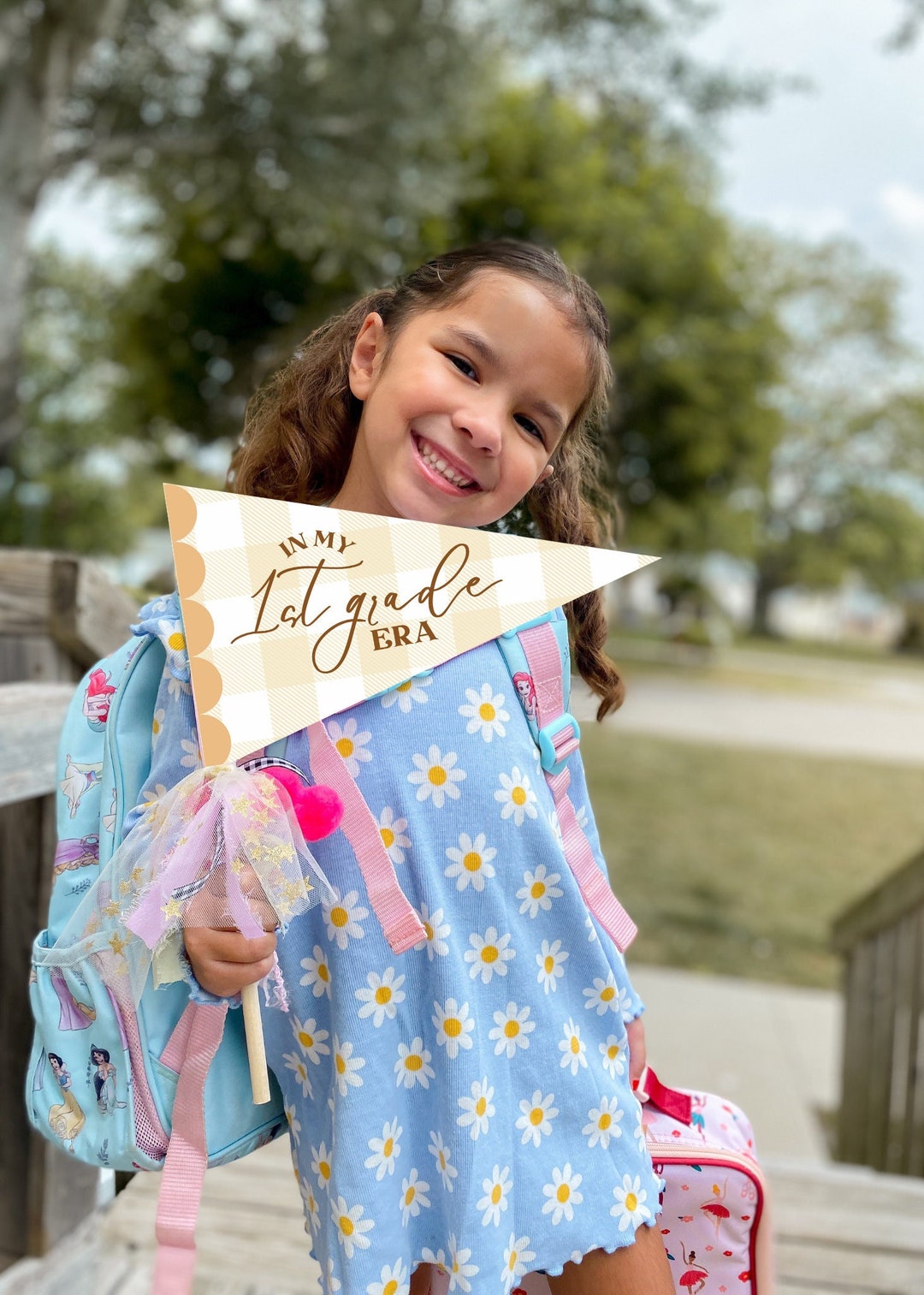 First Day of School Pennant Flag, First Day of Class PRINTABLE, 1st Day ...