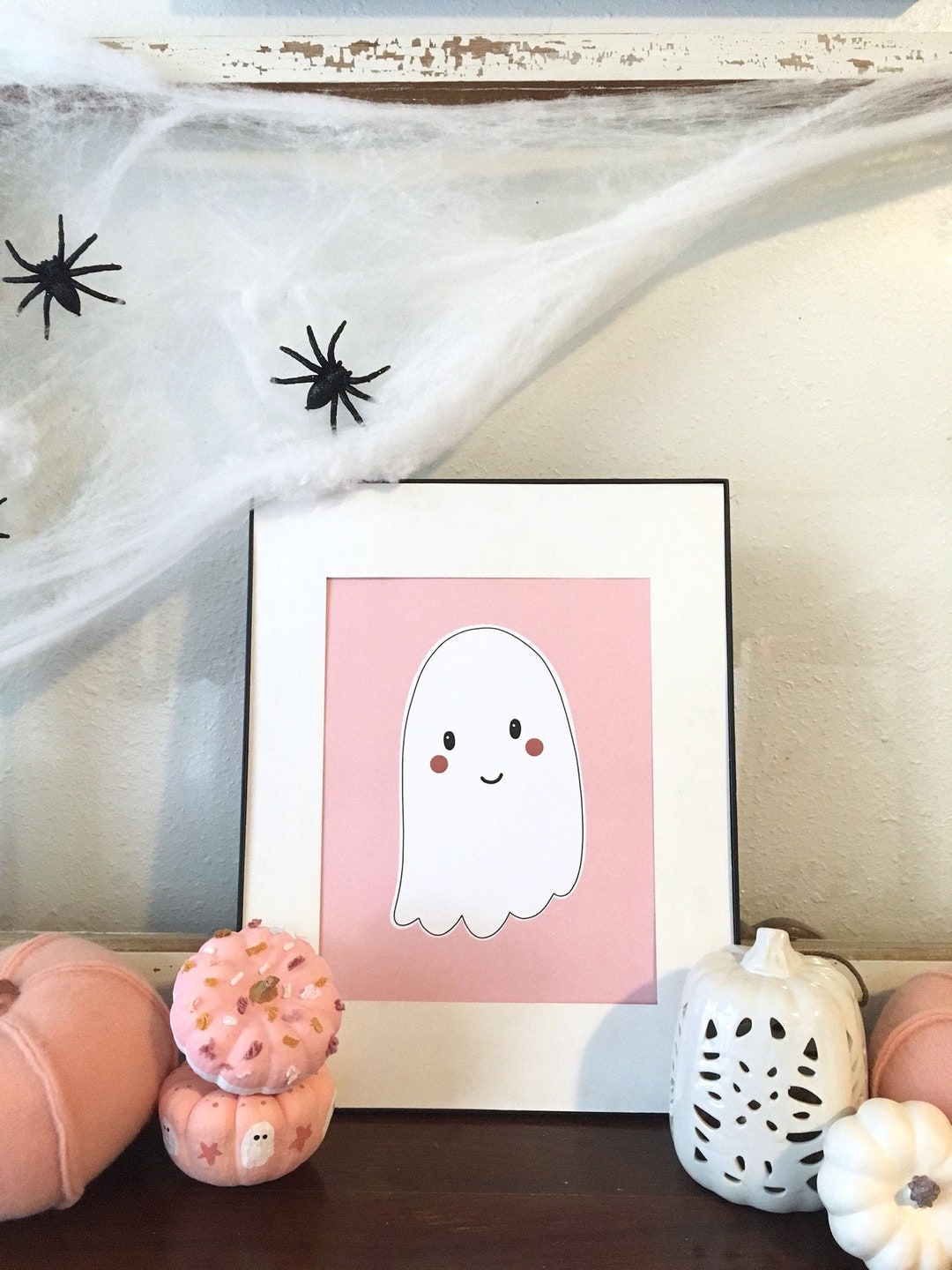 Cute Halloween Print, Ghost Decorations, Halloween Decor Printable ...