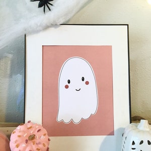 Ghost Decorations, Halloween Decor Printable, Halloween Party, Cute ...