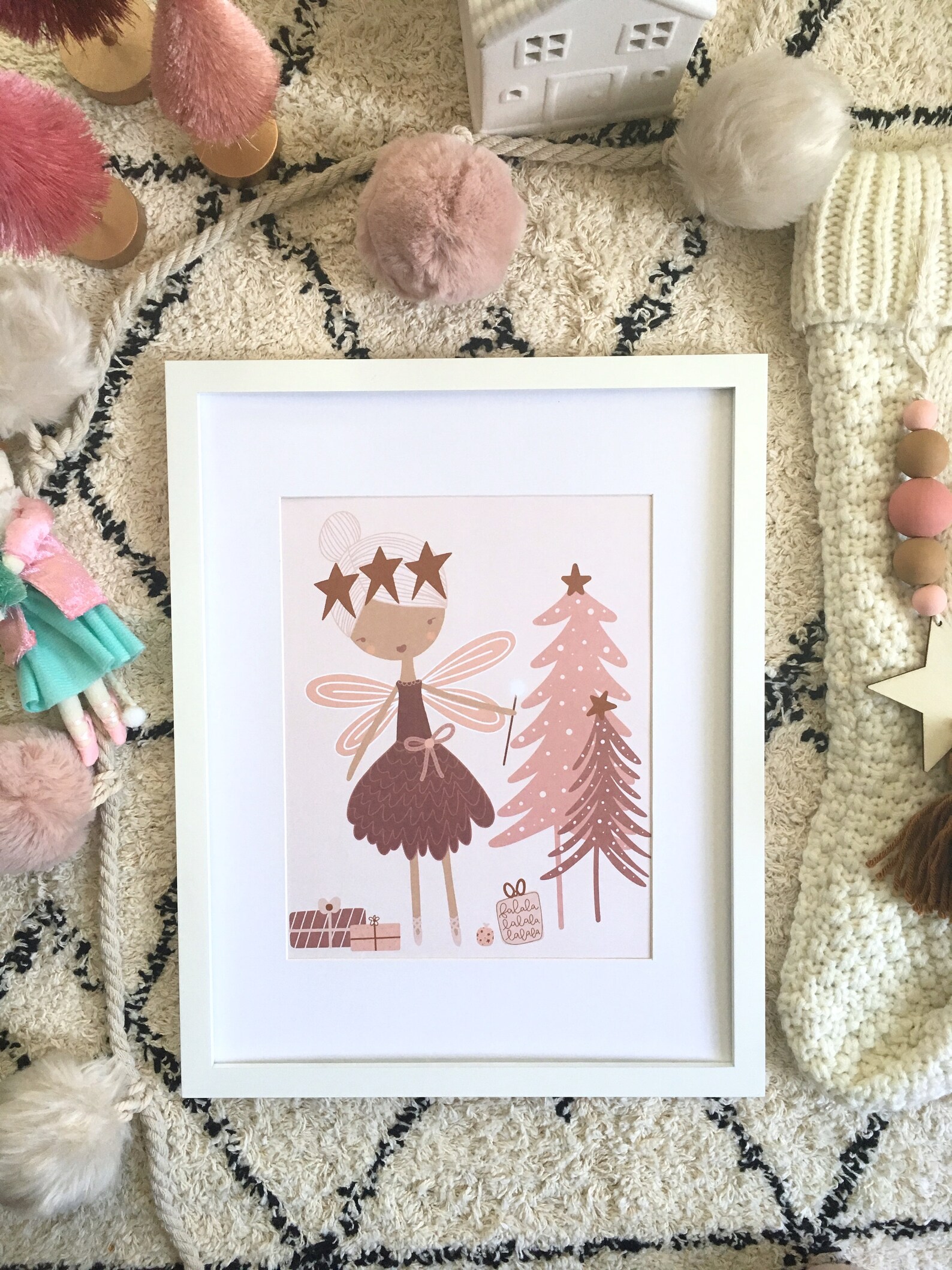 Magical Christmas, Christmas Printable Art, Sugar Plum Fairy, Whimsical ...