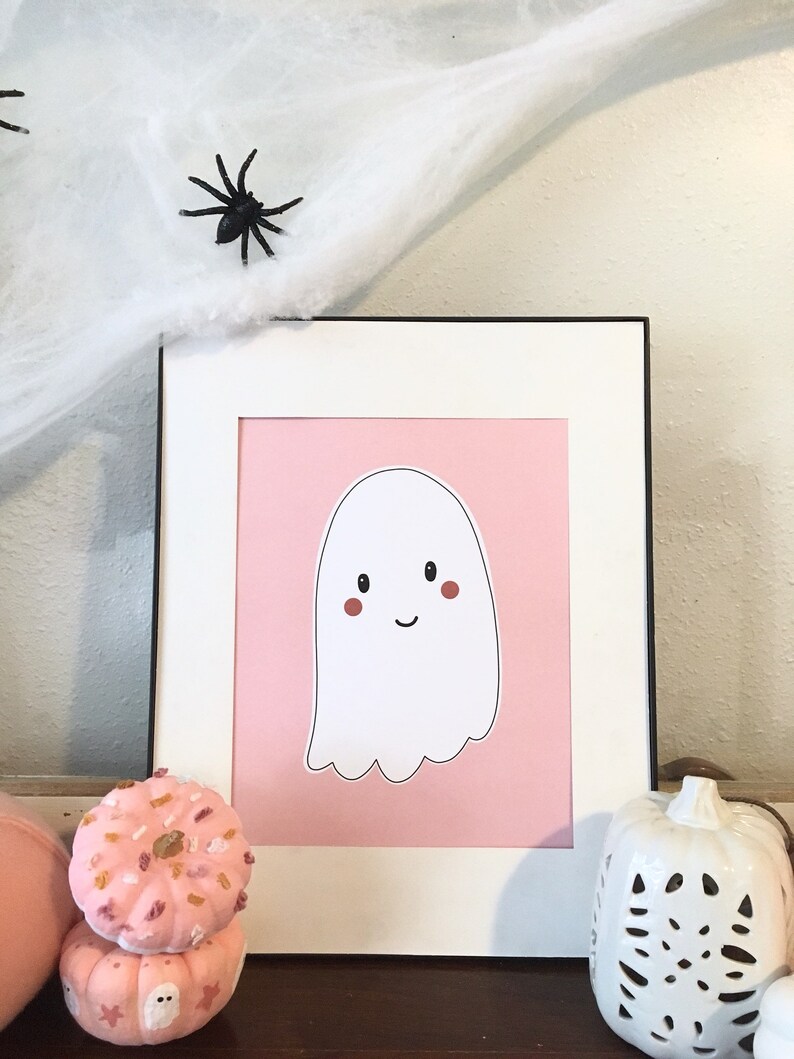 Cute Halloween Print Ghost Decorations Halloween Decor | Etsy