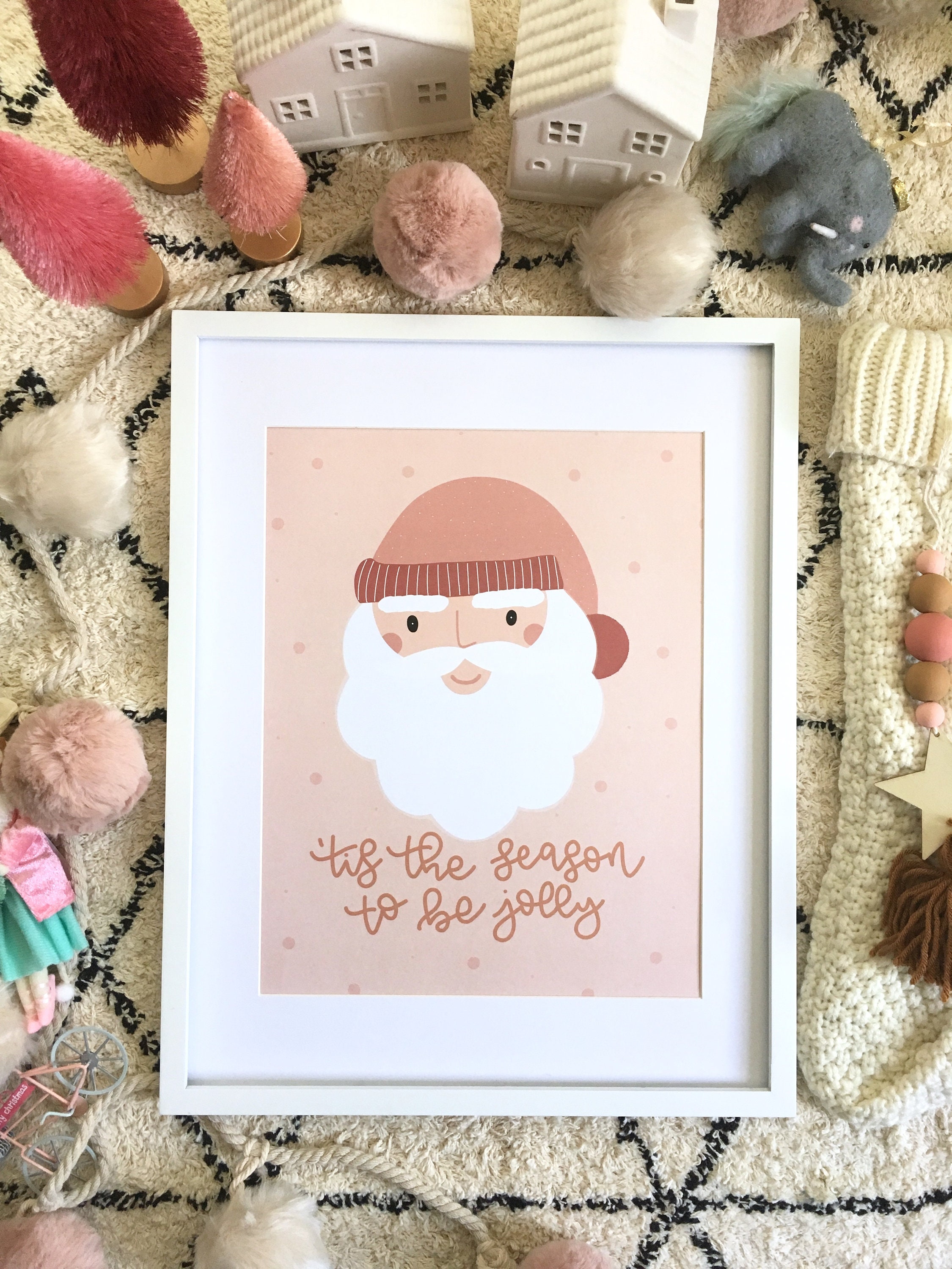 Santa Printable Art Magical Christmas Christmas Printable | Etsy